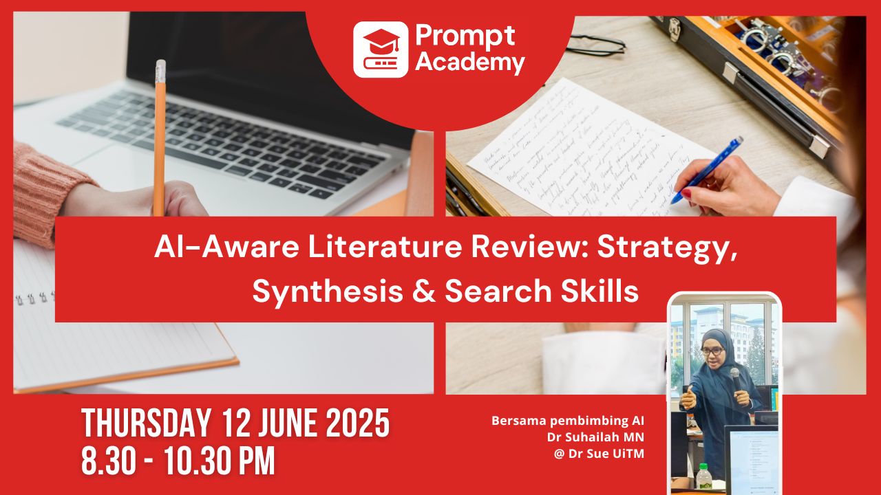 From Prompt to Publishable – AI Paper Writing Workshop with Dr Sue | Prompt Academy